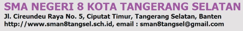 SMA Negeri 8 Kota Tangerang Selatan, Tangerang Selatan [9000 ...